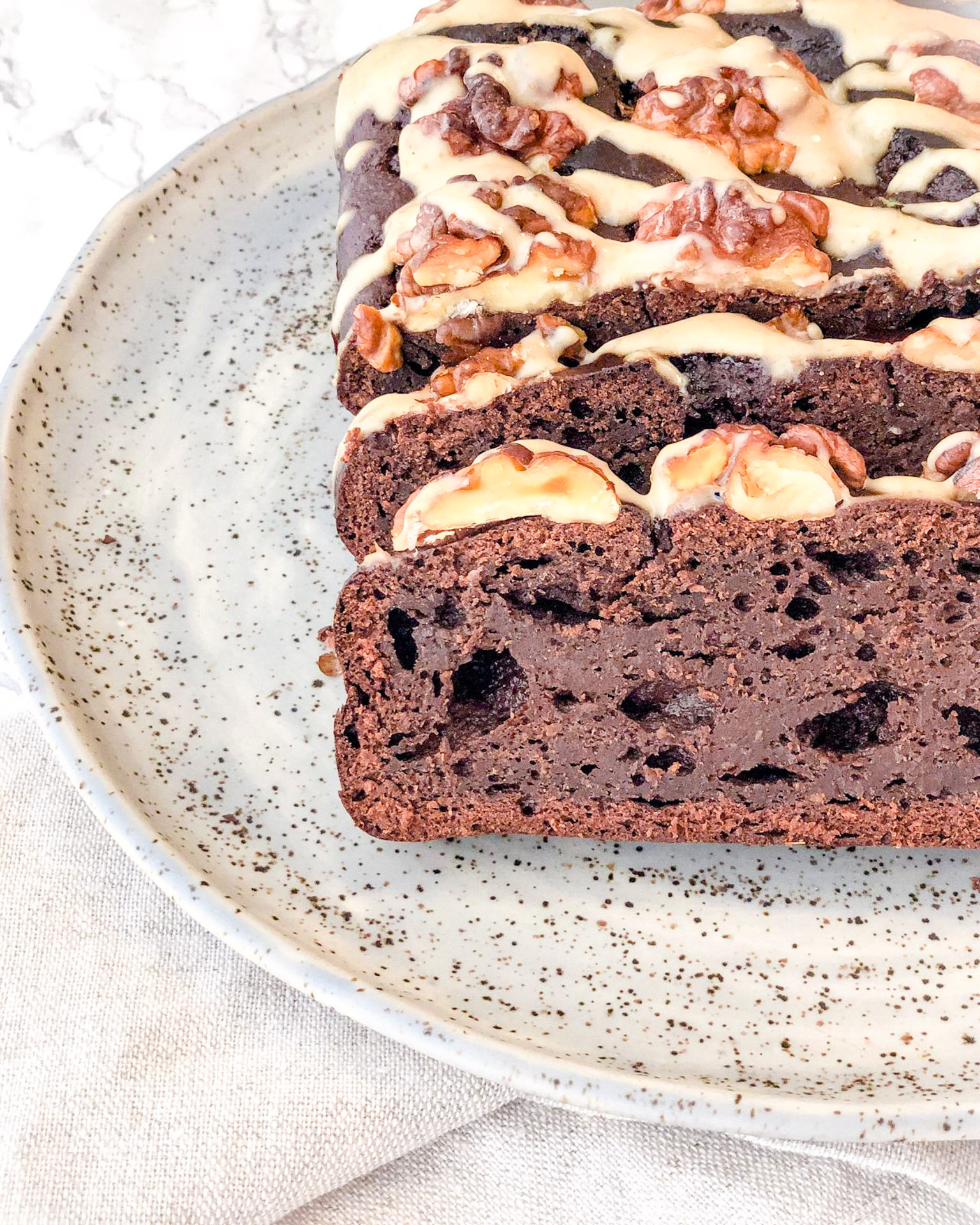 Flourless chocolate banana bread
